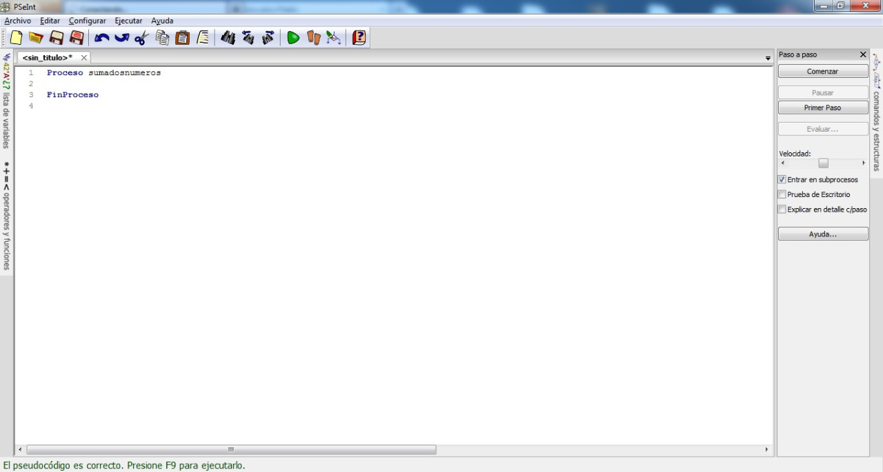 PSEUDOCÓDIGOS_Ejercicios en PSEINT :: AlgoritmicaIUTOMS